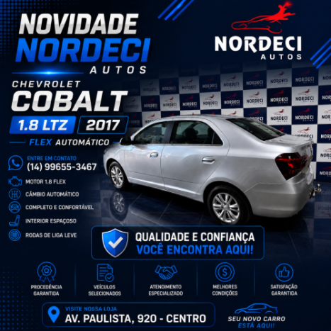 Comprar Sedan Chevrolet Cobalt 1.8 4P Flex Ltz Automático Prata 2017 em ...