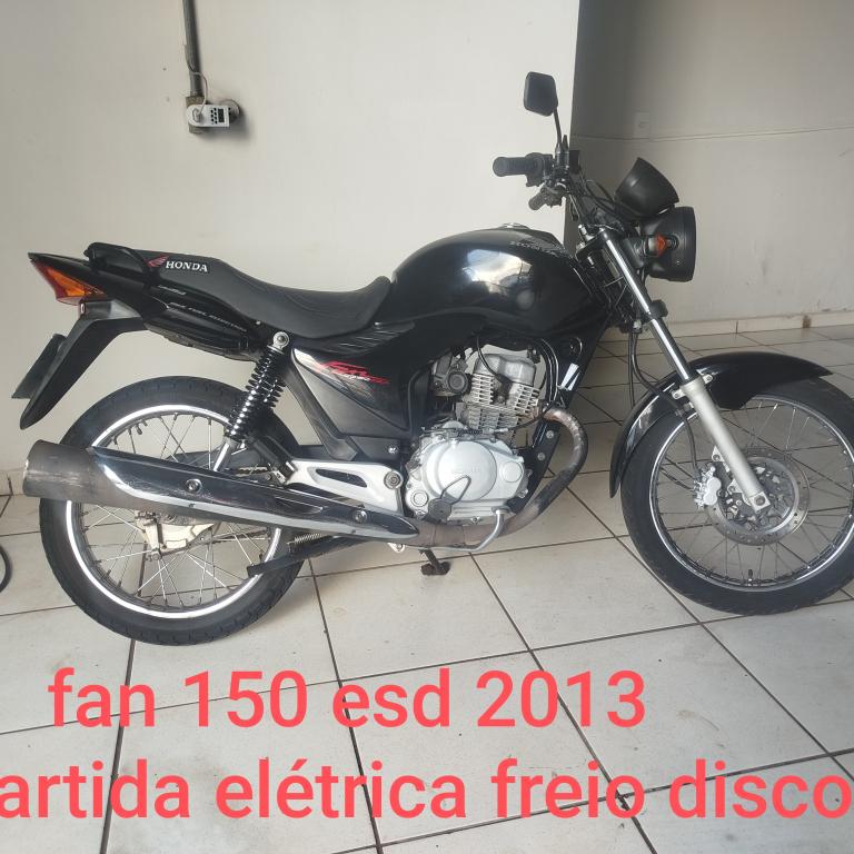 Comprar Honda CG 150 Fan Esd Mix Preto 2013 em Pederneiras-SP