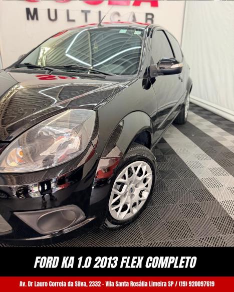 Comprar Hatch Ford Ka Hatch 1.0 Class Flex Preto 2013 em Limeira-SP
