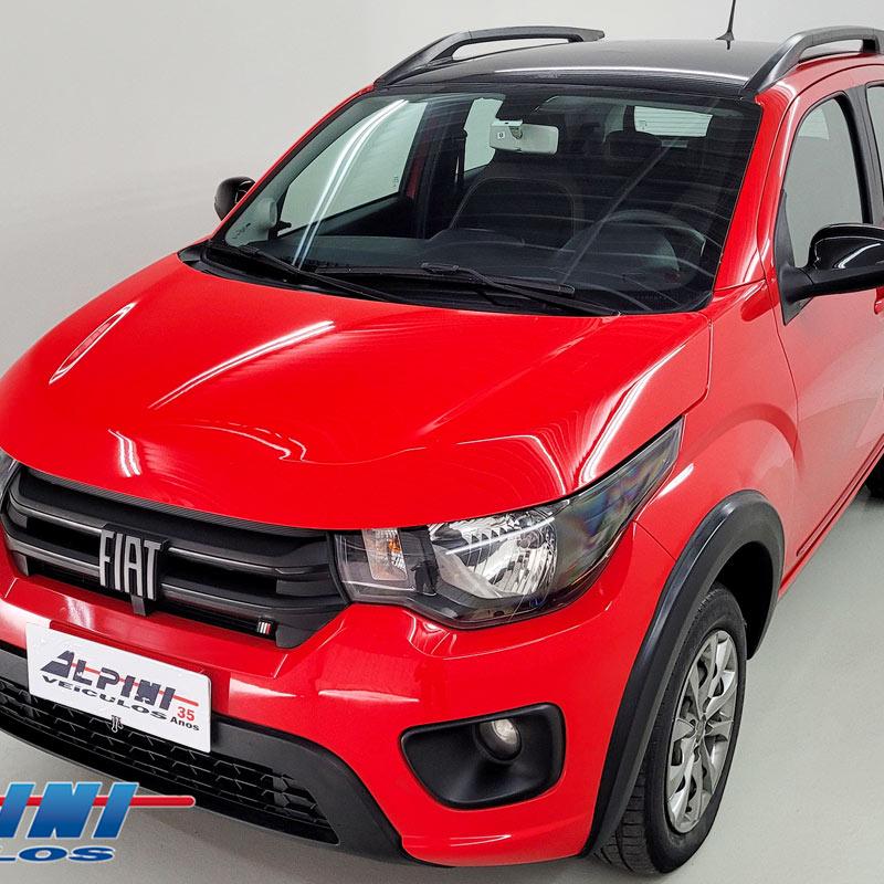 Comprar Hatch Fiat Mobi Vermelho 2022 em Campinas-SP