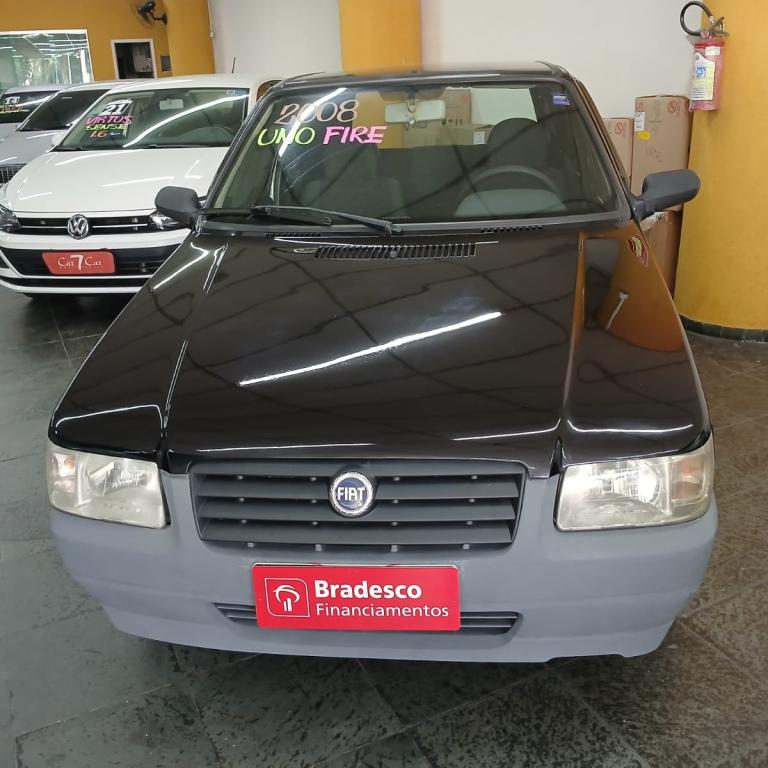 Comprar Hatch Fiat Uno 1.0 4P Flex Fire Preto 2008 em Suzano-SP