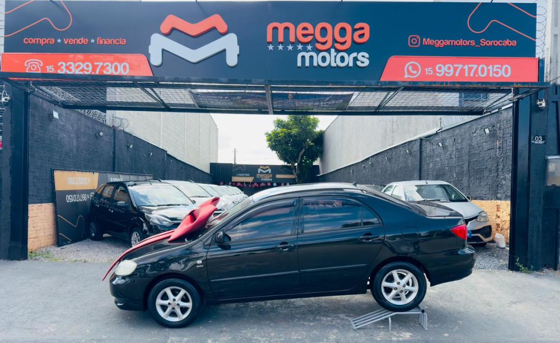 Comprar Sedan Toyota Corolla 1.8 16v 4P Xei Flex Preto 2005 em Sorocaba-SP