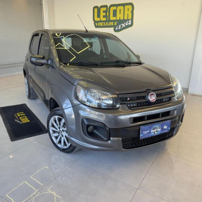 Comprar Hatch Fiat Uno 1.0 4P Flex Attractive Cinza 2021 em Piracicaba-SP