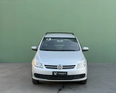 Comprar Picape Volkswagen Saveiro 1.6 G5 Trend Flex Prata 2013 em ...