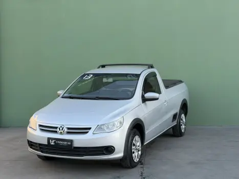 Comprar Picape Volkswagen Saveiro 1.6 G5 Trend Flex Prata 2013 em ...