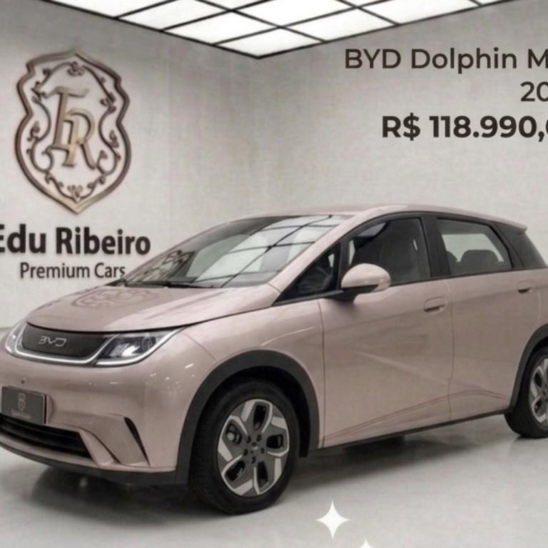Comprar Hatch Byd Dolphin Mini 38 KW Elétrico GS Rosa 2025 em Piracicaba-SP