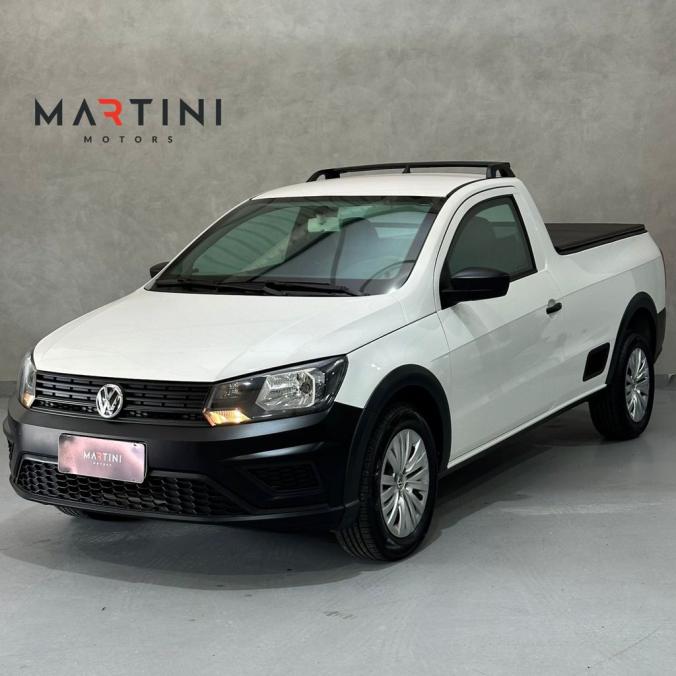 Comprar Picape Volkswagen Saveiro 1.6 G6 Robust Flex Branco 2023 em ...
