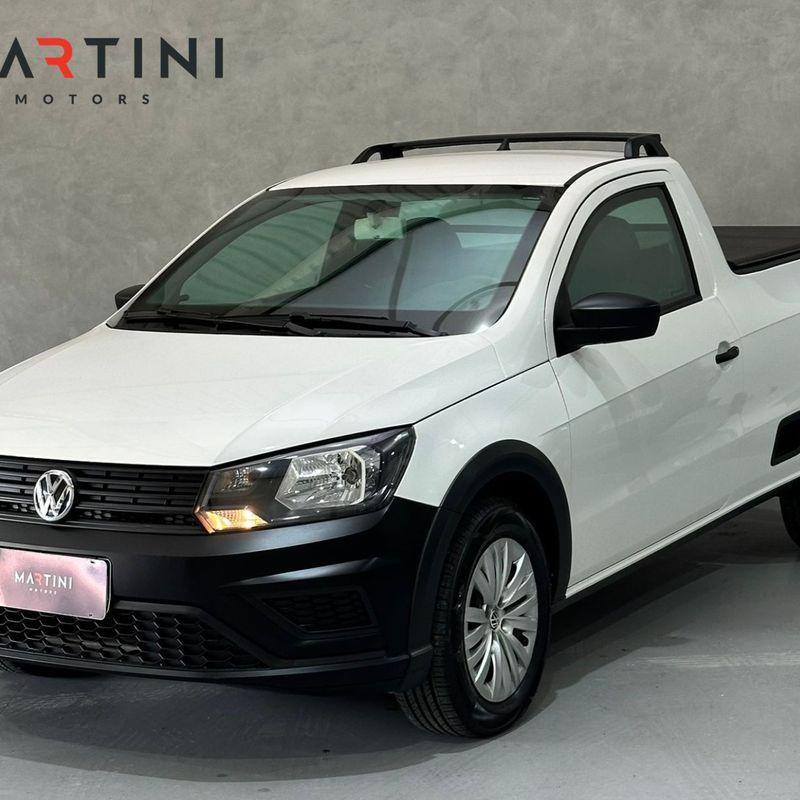 Comprar Picape Volkswagen Saveiro 1.6 G6 Robust Flex Branco 2023 em ...