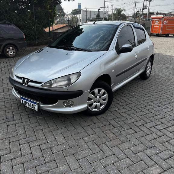 Comprar Hatch Peugeot 206 1.6 4P Presence Flex Prata 2007 em Santa ...